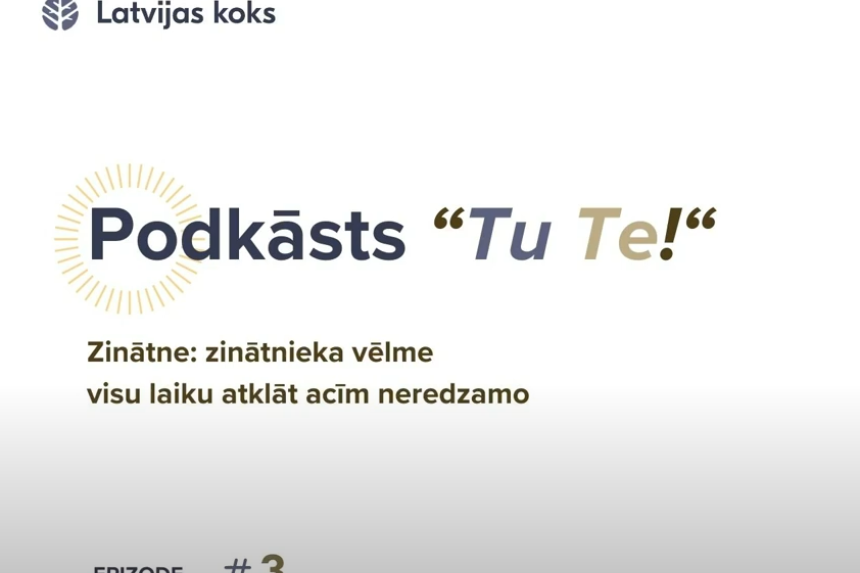 PhD Daniela Godiņa speaking on the podcast "Tu Te!" | Latvijas Valsts ...